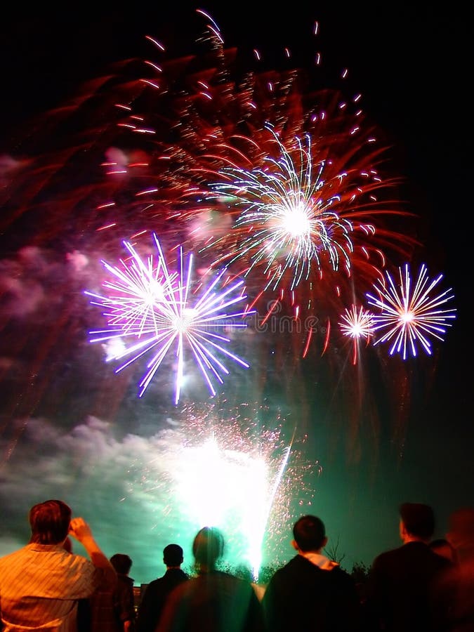 Colorful fireworks stock image. Image of bang, black, beautiful - 6112279