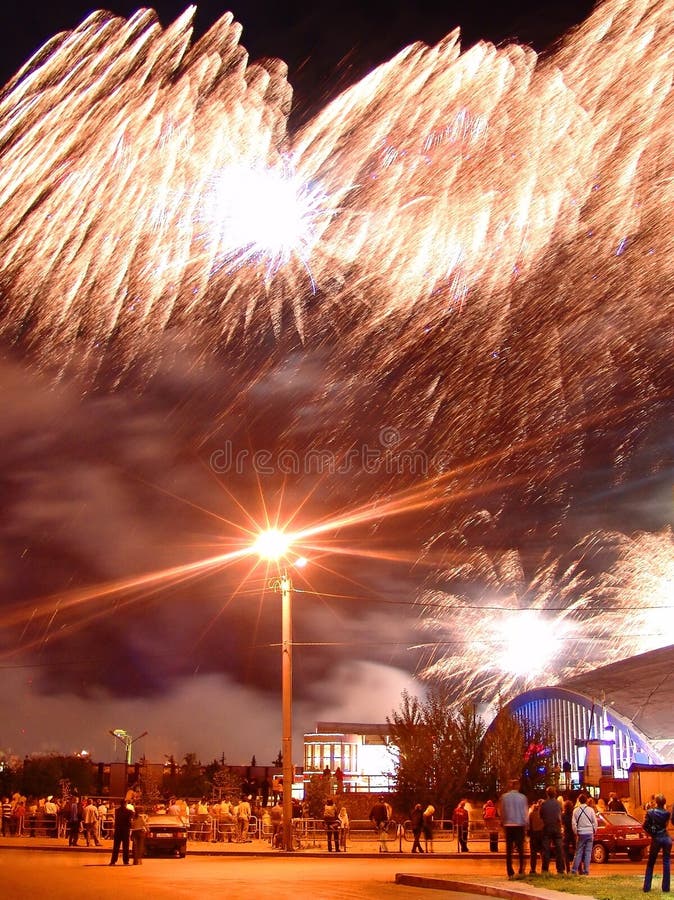 Colorful fireworks stock photo. Image of exhibition, color - 6191906