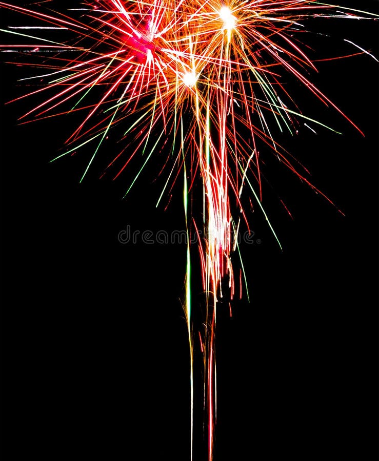 Gold fireworks stock image. Image of festival, holiday - 50099949