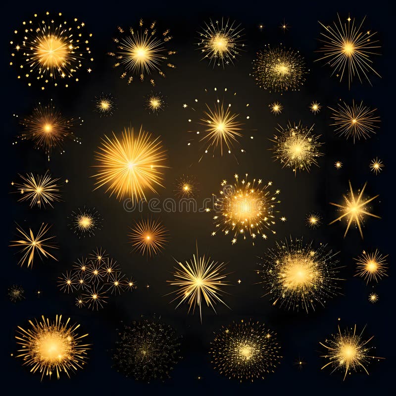 Colorful Fireworks As Abstract Background, Wallpaper, Banner, Texture ...