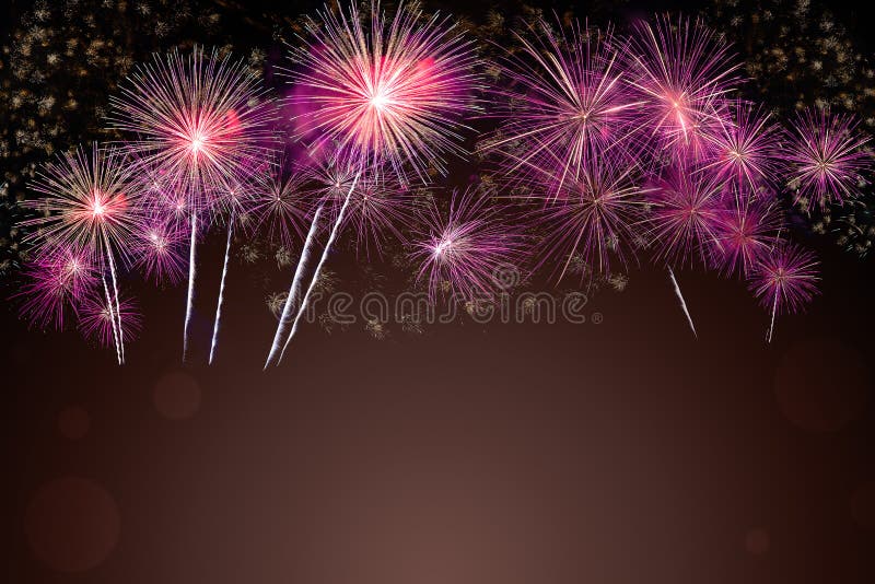 Colorful Fireworks Background Stock Photo - Image of anniversary ...