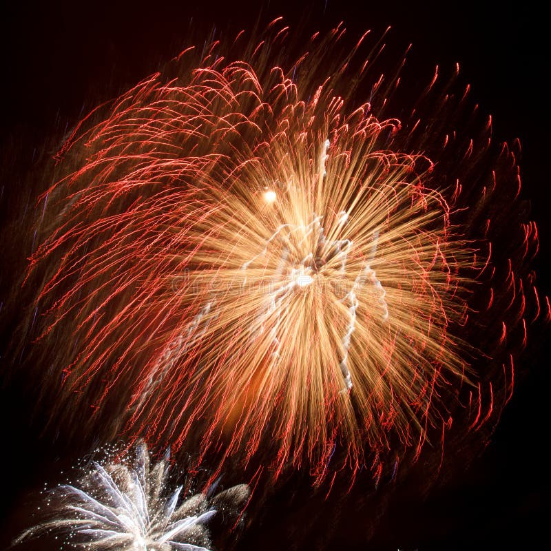 Fireworks. ball and star stock photo. Image of illuminated - 2398210