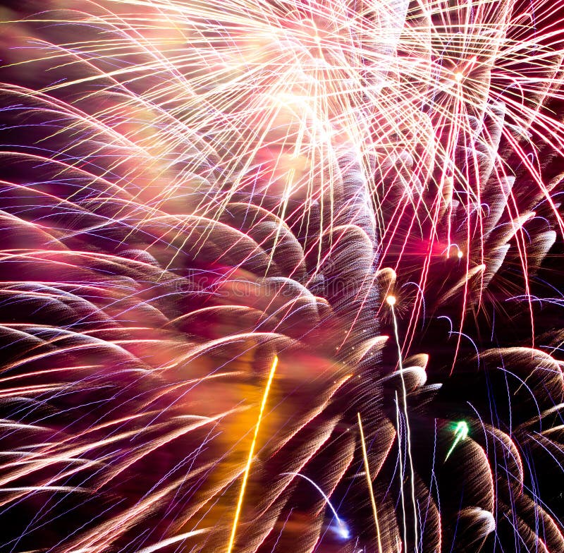 Colorful fireworks stock image. Image of entertainment - 33201047
