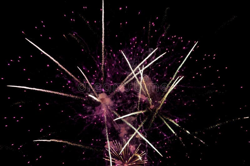 Colorful Fireworks Celebration Stock Image - Image of celebration ...