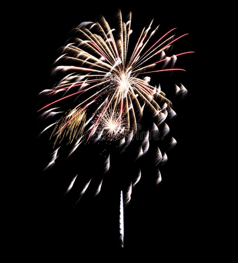 Colorful Fireworks Display for Fourth of July Stock Image - Image of ...