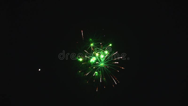 Colorful Fireworks Display Lights Up the Night Sky during Local ...