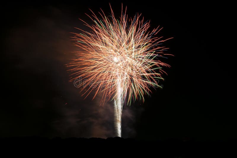 Colorful Fireworks Exploding in the Dark Night Sky 62 Stock Image ...