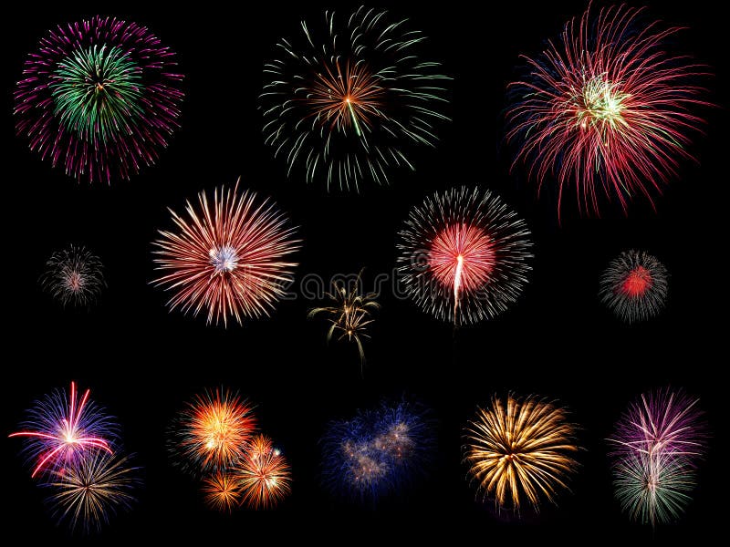 Colorful Fireworks Explosions Stock Image - Image of firecracker ...