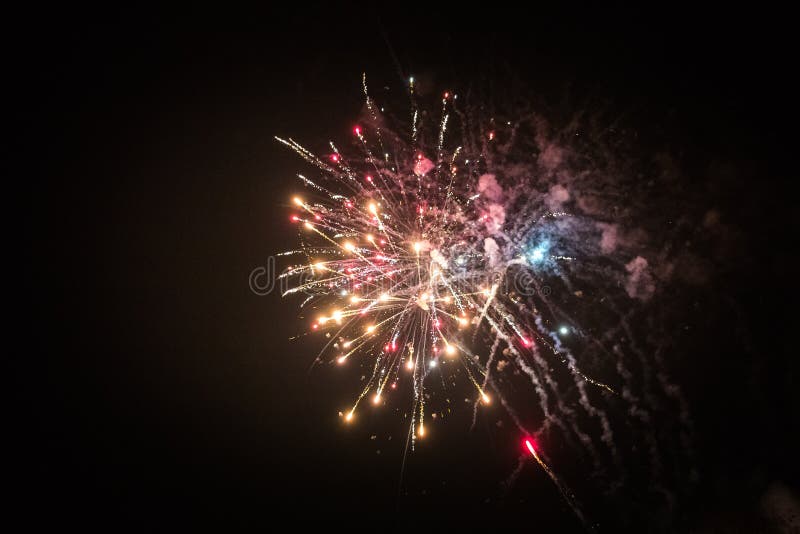 Colorful fireworks stock photo. Image of celebrate, color - 82837672