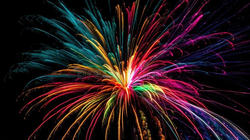 Lit Fireworks Stock Illustrations – 980 Lit Fireworks Stock ...