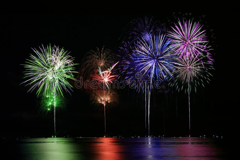 Fireworks Grand Finale stock image. Image of celebrate - 2472931