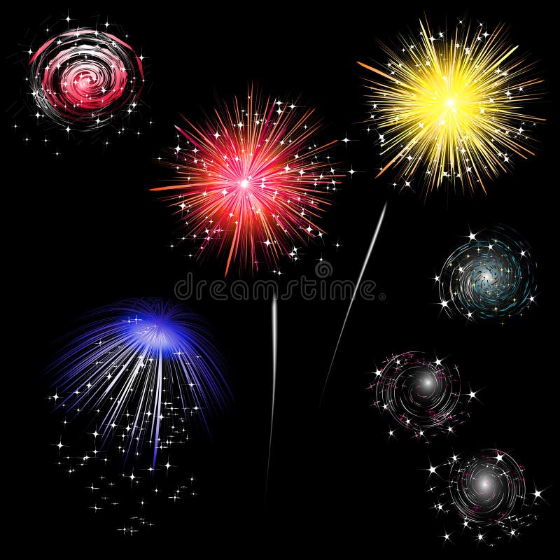 Fireworks 2d Stock Illustrations – 292 Fireworks 2d Stock Illustrations ...