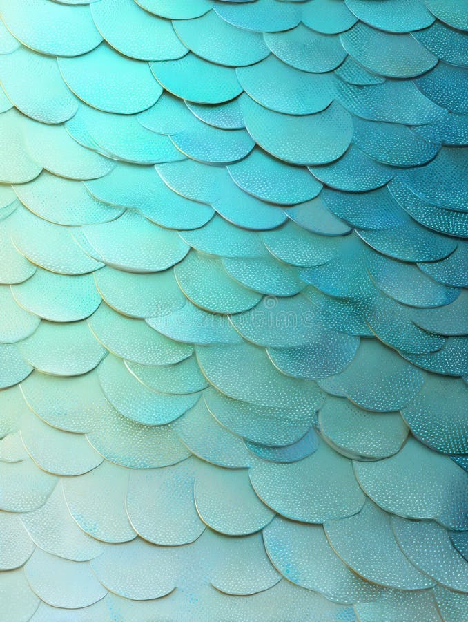 Colorful Fish Scale Texture Fading into a Soft Light Gradient Stock ...