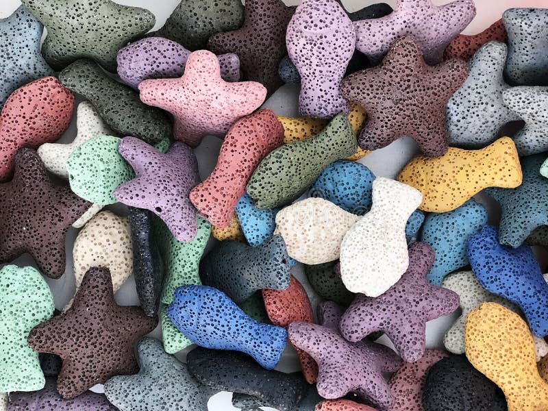 Colorful Fish and Starfish Beads Stock Image - Image of colorful ...