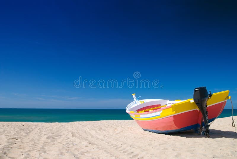 Colorful Fishing Boat stock image. Image of bright, colorful - 5273259