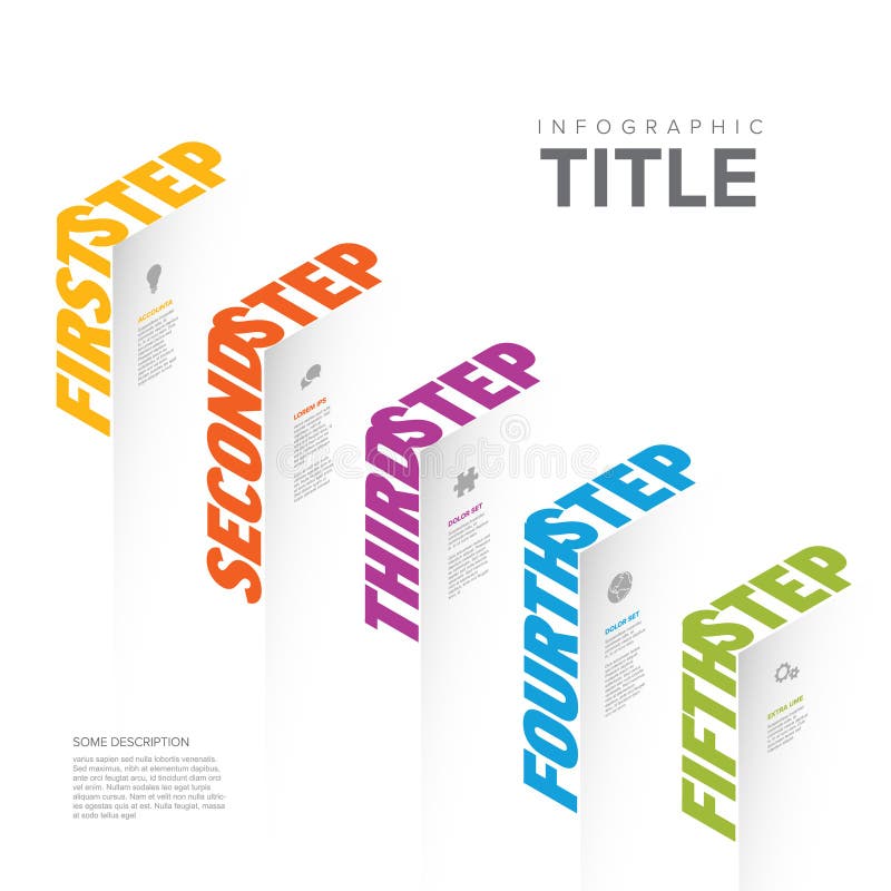 Colorful five hands stock illustration. Illustration of teamwork - 49547686