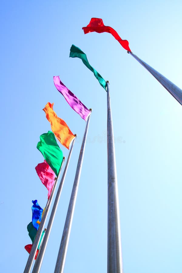 Colorful flag stock photo. Image of global, metal, iron - 19648288