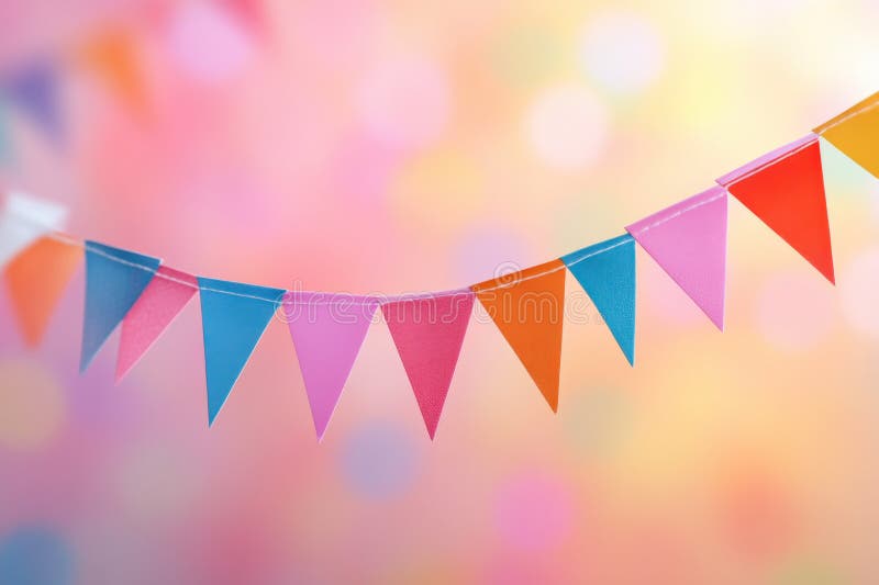 Colorful Flags Arranged Against a Soft Pastel Gradient Background ...