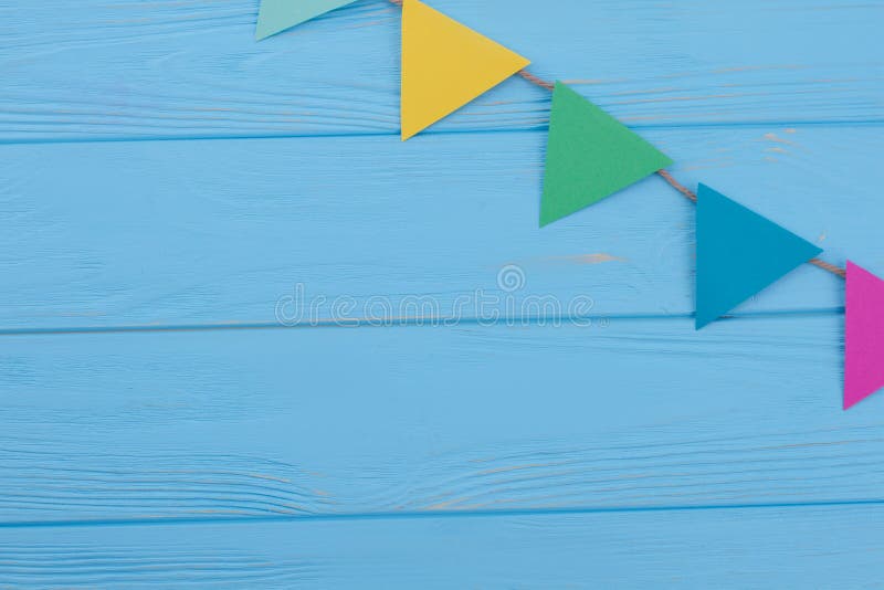 Colorful Flags Banner with Copy Space. Stock Photo - Image of holiday ...