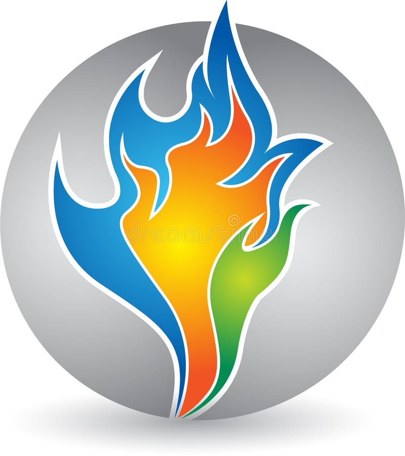 Colorful flame stock vector. Illustration of communication - 38651904