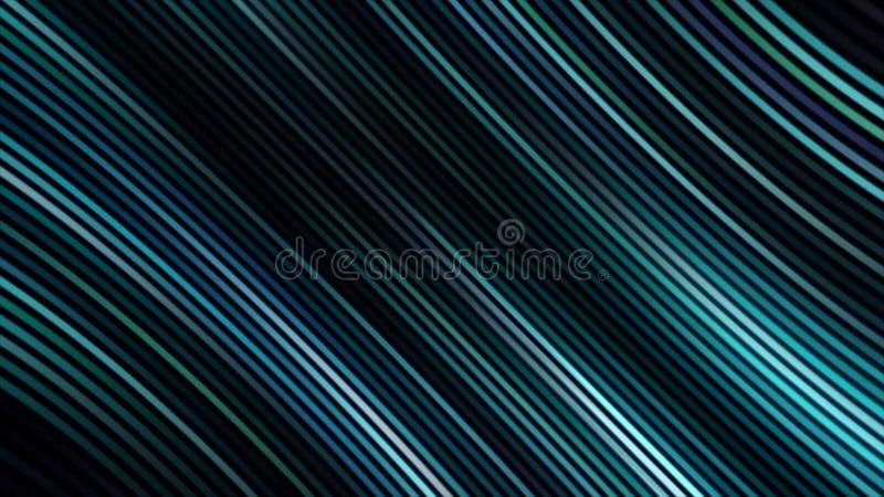 Colorful Flashing Neon Lines in Many Diagonal Rows, Flowing Fast ...