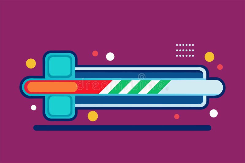 A Colorful Flat Illustration Depicting Loading Input Data with Vibrant ...