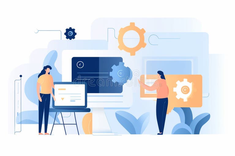 Vibrant Flat Illustration of User Testing and Iterating for Project ...