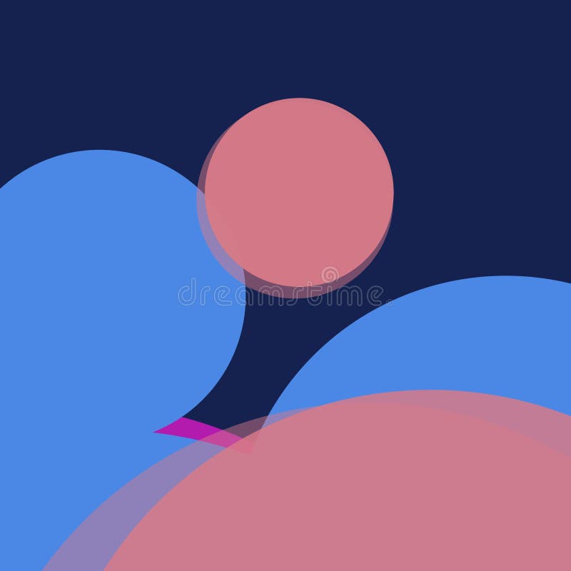 Colorful Flat Spot Simple Abstract Circles Bubble Business Background ...