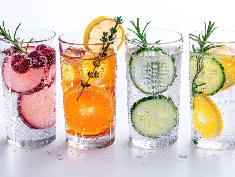 Colorful Flavored Soda Drinks Stock Photo - Image of summer, colorful ...