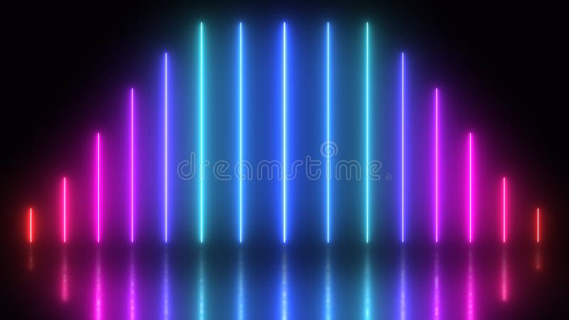 Colorful Flicker Neon Light Technology VJ Loop Floor Dancing Stage ...