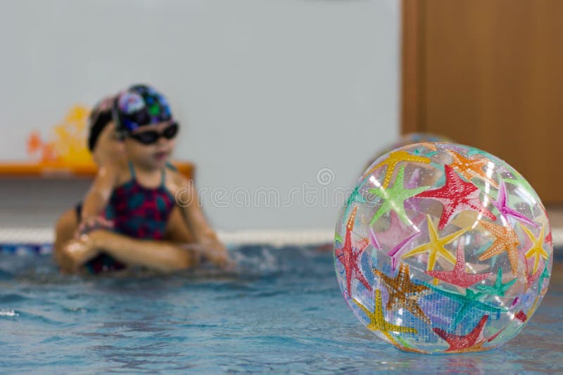 Buoyancy Ball Floating on a Man Made Lake Stock Photo - Image of ...