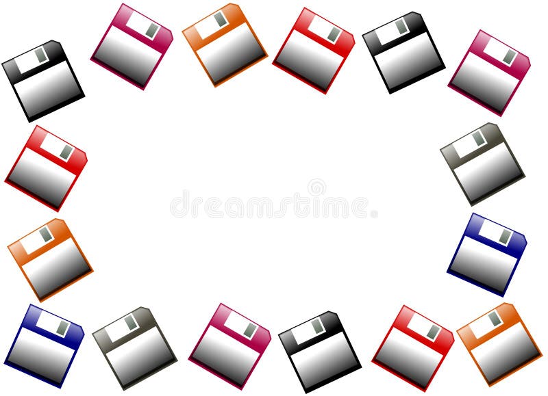 Colorful Isolated Decorated Heart Stock Illustration - Illustration of ...