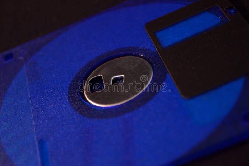 Outdated Floppy Disks in Storage Case Isolated on White Background ...