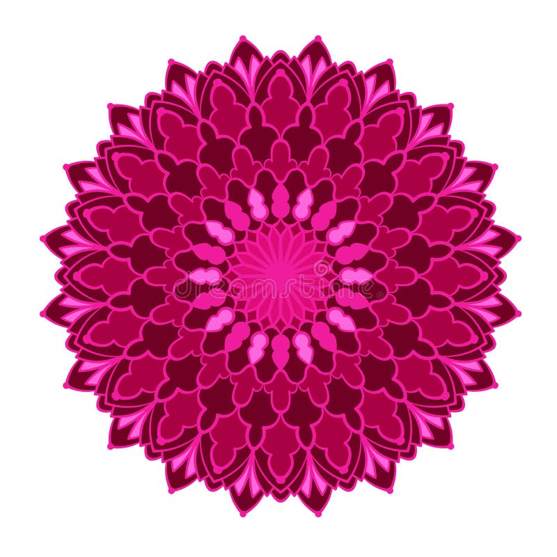 Colorful Floral Element. Vector Illustration for Graphic Design Stock ...