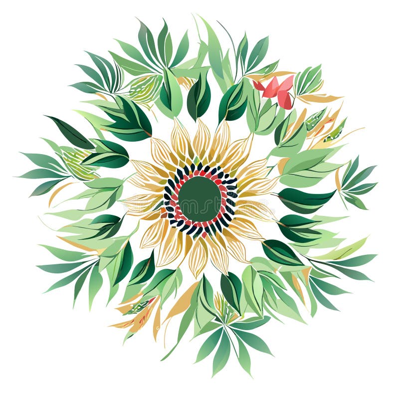 Colorful Floral Flowers Patterns Design Fantasy for Background ...