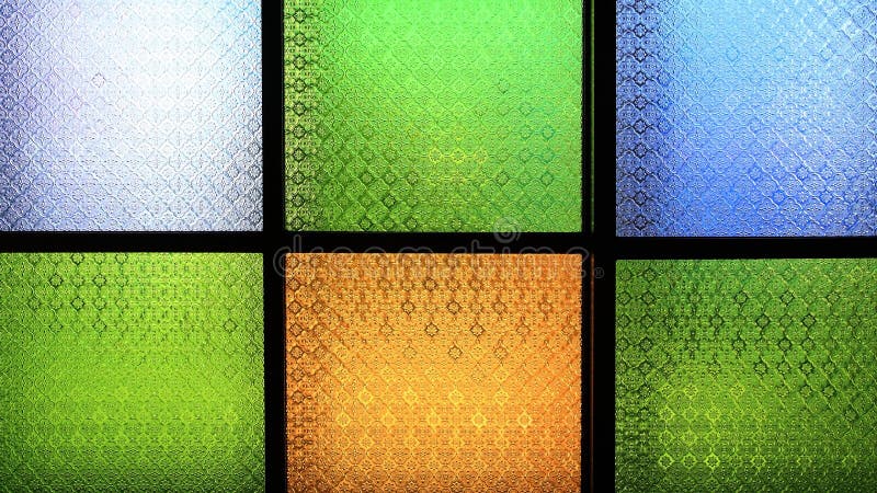 Colorful Floral Ground Glass Stock Photo - Image of design, glossy ...