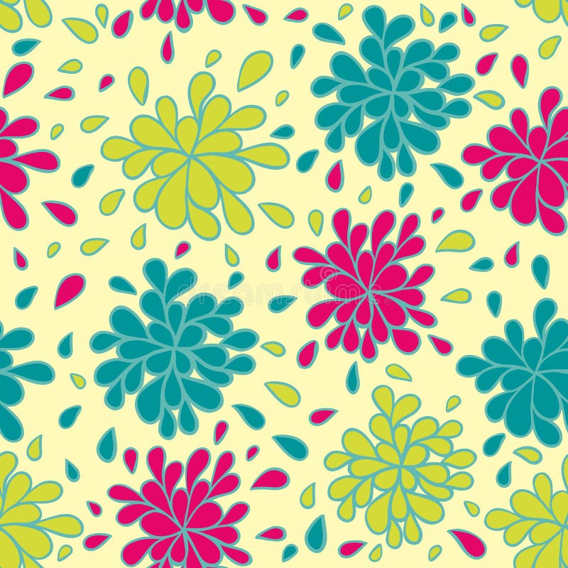Colorful seamless pattern stock vector. Illustration of fabric - 8725204