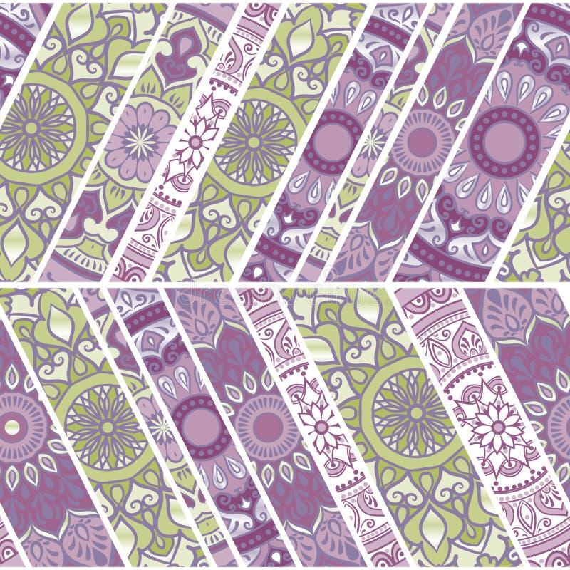 Colorful Floral Seamless Pattern Stock Vector - Illustration of deco ...