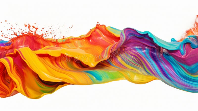 Colorful flow background stock illustration. Illustration of color ...