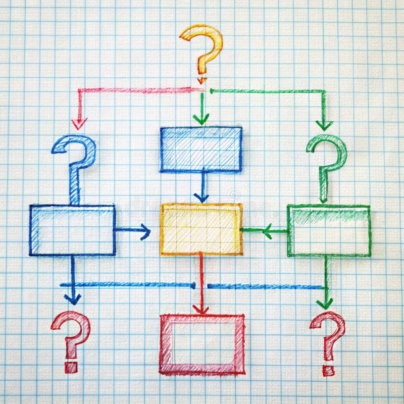 Colorful Flowchart Question Marks Stock Photos - Free & Royalty-Free ...