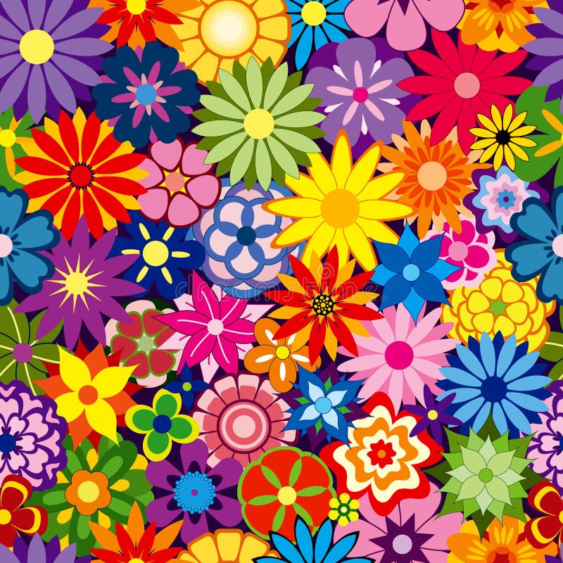 Colorful Flower Background stock vector. Illustration of flower - 2762120