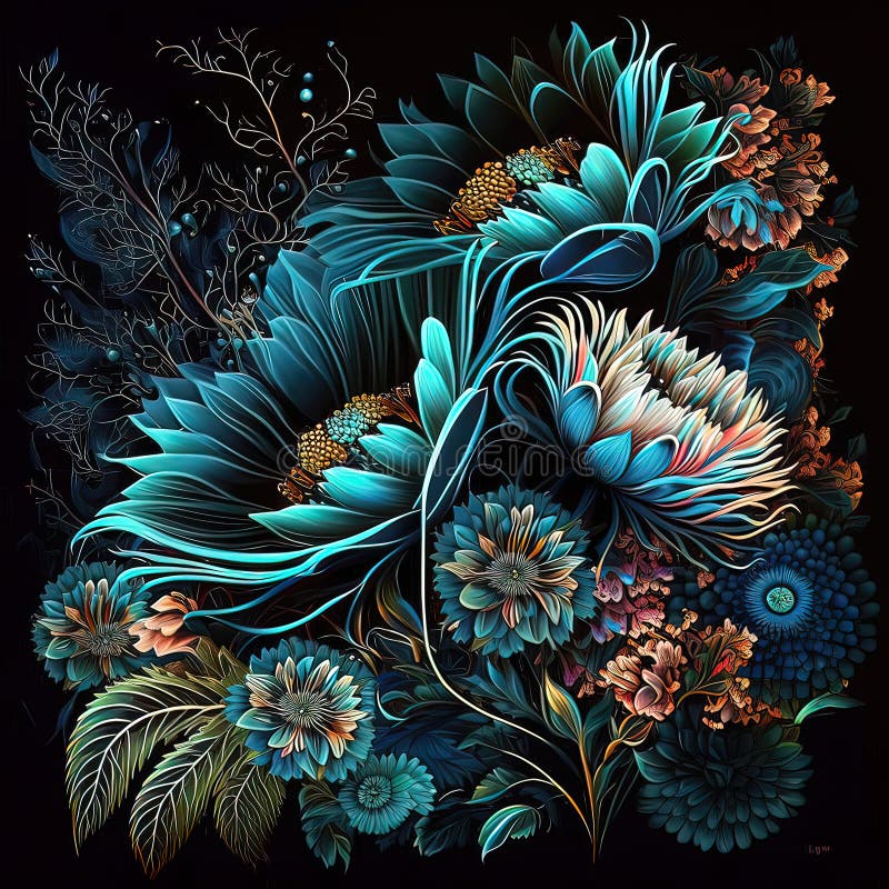 Flower Masterpiece Stock Illustrations – 1,061 Flower Masterpiece Stock ...