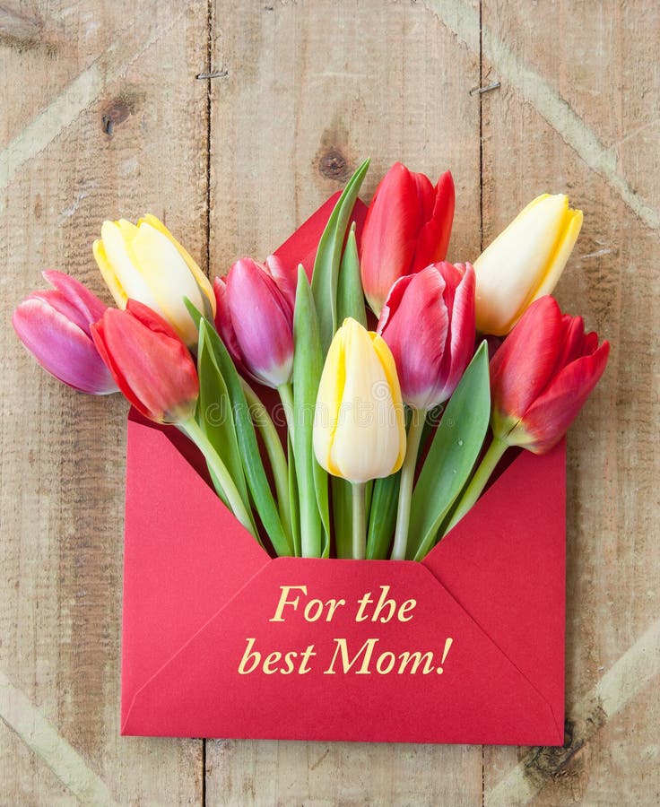 Colorful Flowers in Envelope Stock Photo - Image of floral, flowers ...