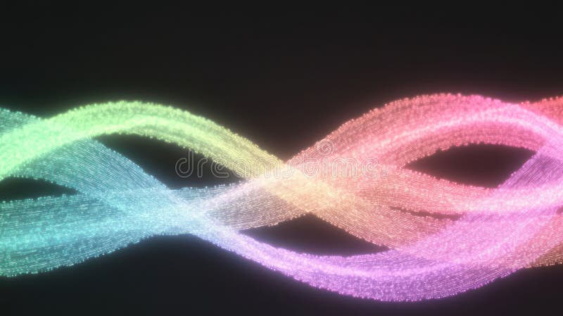A Colorful, Flowing Wave Pattern Representing Energy and Movement Stock ...