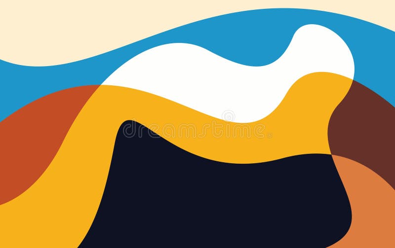 Colorful Fluid Abstract Background Vector. Abstract Fun Color Pattern ...