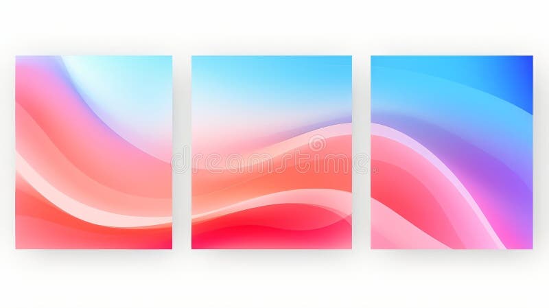 Colorful Fluid and Wavy Gradient Mesh Background Template AI Generated ...