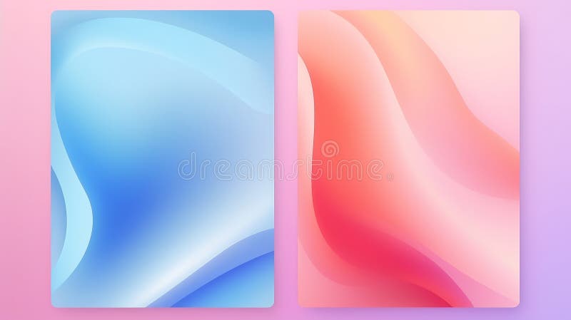 Colorful Fluid and Wavy Gradient Mesh Background Template AI Generated ...