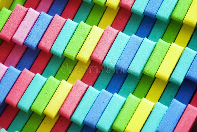 Colorful foam shapes stock photo. Image of closeup, love - 27698778