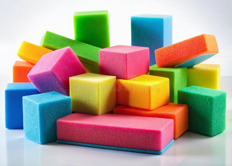 Colorful Foam Building Blocks Versatile Educational Play Tools for ...