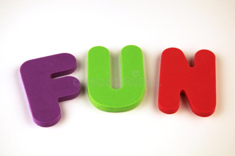 Colorful Foam Letters Forming the Word Fun Stock Photo - Image of ... Colorful Foam Letters Forming the Word Fun Stock Photo - Image of ...